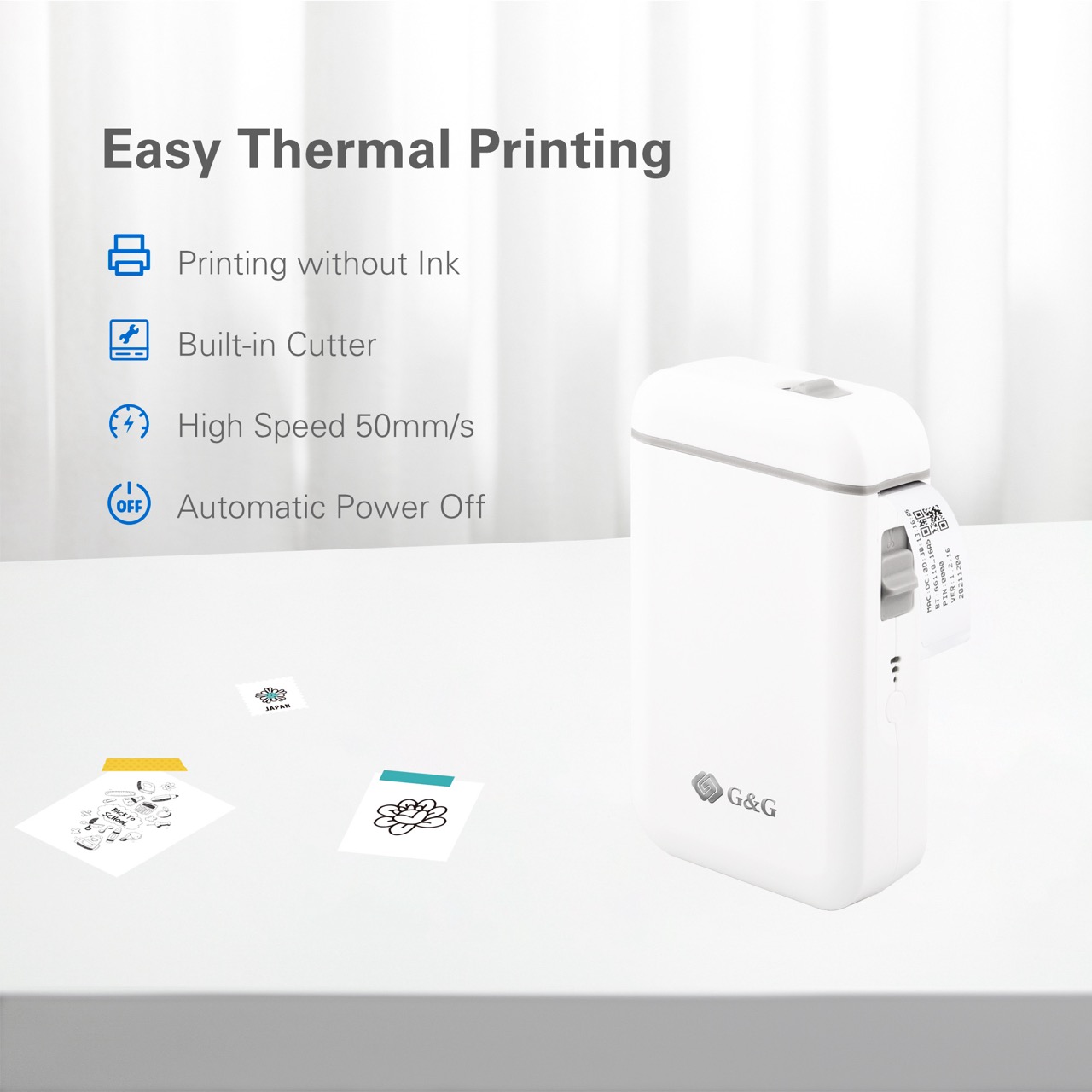 GG-D110_Portable_Label_Printer