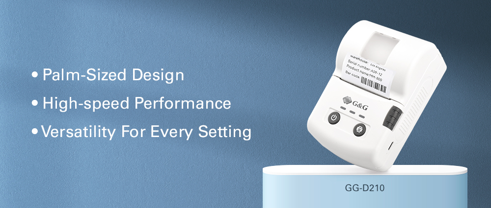 G&G Introduces Palm-Sized Label Printer GG-D210 - RTM World