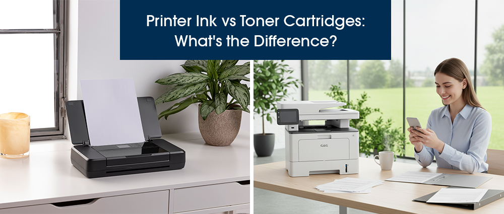 Printer Ink vs Toner Cartridges: What's the Difference?